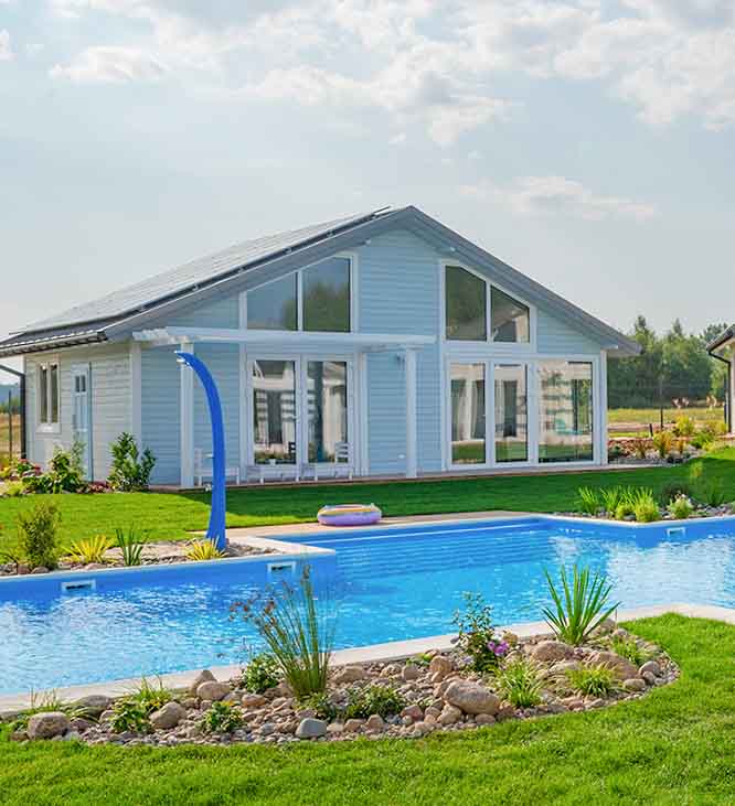 Houses near the sea, with a swimming pool, terrace - Wicie - Osada Widoki